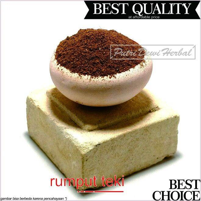 Rumput Teki Bubuk 100 Gram - Serbuk Teki Ladang (Cyperus Rotundus ...