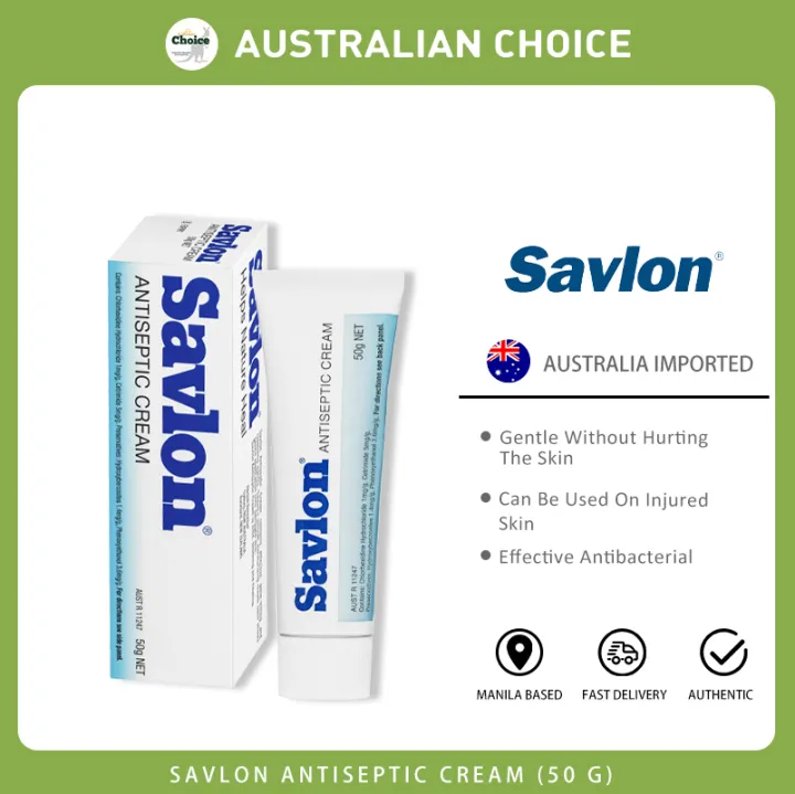 Savlon Antiseptic Cream for Cuts Grazes Bites 50g. Australia Imported ...