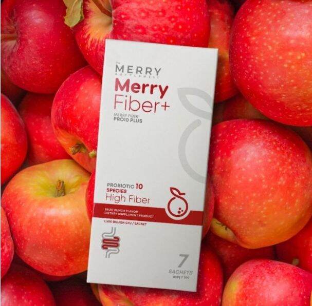 Merry Fiber Pro10 Plus ( เมอร์รี่ ไฟเบอร์ โพรเท็น พลัส ) 1 กล่อง x 7 ...