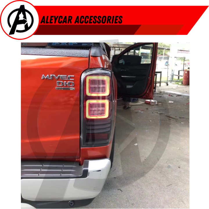 TRITON SMOKE Rear Tail Lamp Tail with Led Brake Turn Signal Light ...