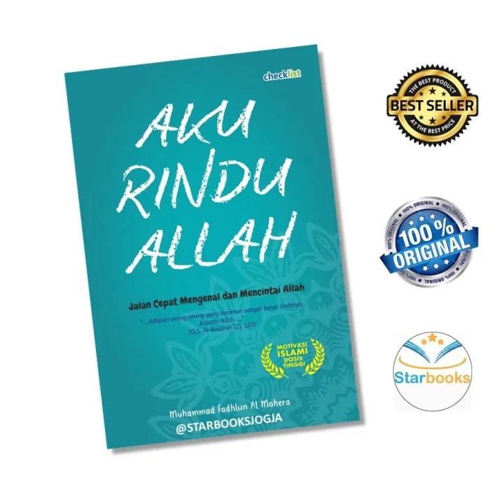 BUKU AKU RINDU ALLAH : JALAN CEPAT MENGENAL & MENCINTAI ALLAH ...