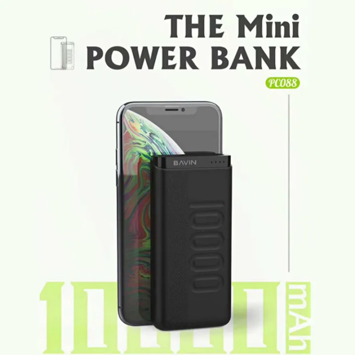 Bavin PC088 Mini Powerbank 10000mAh Dual Universal USB Output for ...