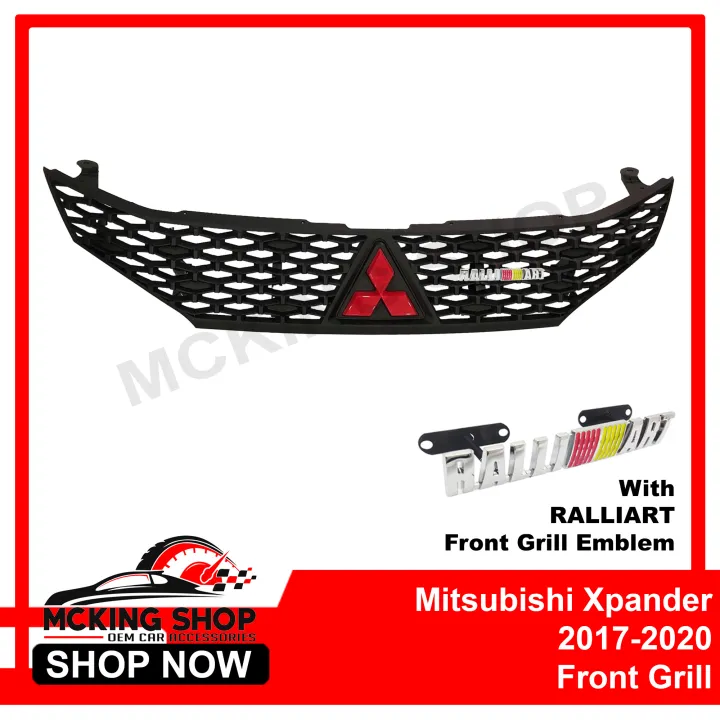 Mitsubishi Xpander 2017-2020 Honeycomb Front Grill (Matte Black) With ...