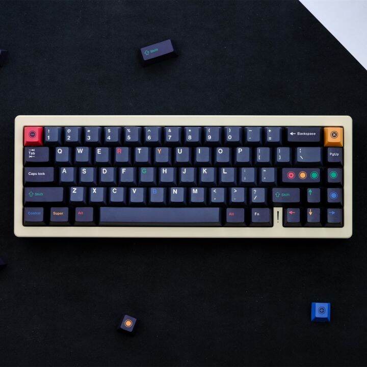[SG Local Stock] Retro Dark Lights Keycaps | 134 Keys | Cherry Profile ...
