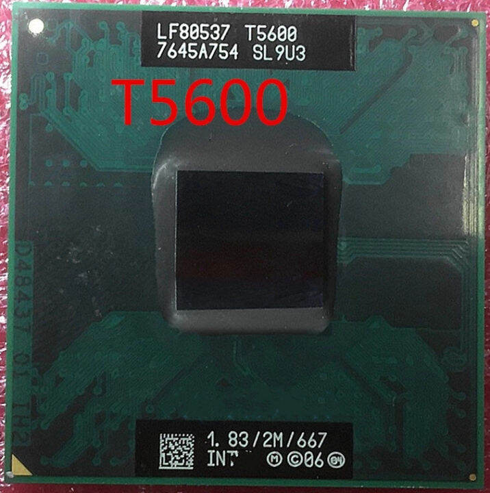 cpu processor core 2 duo t5600 cpu 2 m soquete 479 cache 1.83 ghz 667 duplo-core processador ...