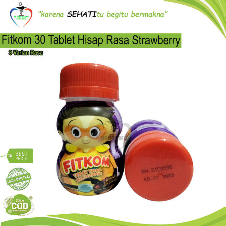 Fitkom Tablet Hisap Multivitamin Anak | Lazada Indonesia