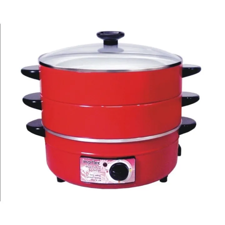 IMARFLEX กระทะไฟฟ้า 3ชั้น รุ่น MP-18 | Lazada.co.th