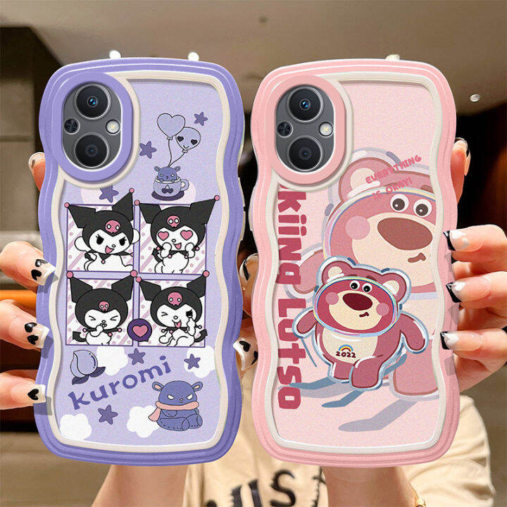 Wave Shape Cartoon Phone Case for OPPO Reno8 Z 5G Reno8 5G Reno7 Z 5G ...