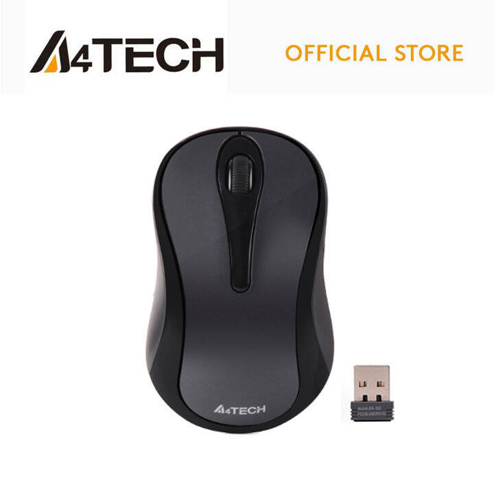 A4Tech G3-280N-1 Power Saving Wireless Mouse (Glossy Grey) | Lazada PH