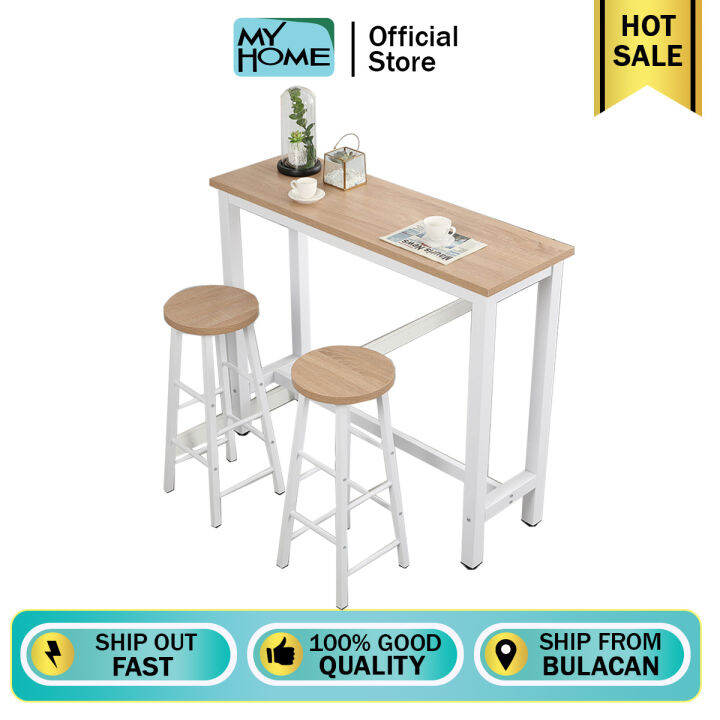 MYHOME Bar Table Home Living Room Long Table High Table Chair ...