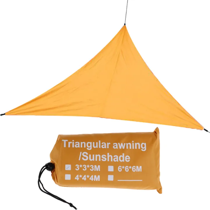 [Hilldora] Waterproof Triangular UV Sun Shade Sail Combination Net ...