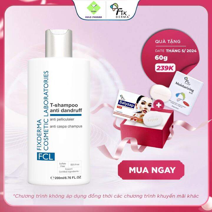 Dầu Gội Sạch Gàu FCL T-Shampoo Anti Dandruff Giảm Ngứa, Loại Bỏ Dầu Thừa Giúp Tóc Khỏe Mạnh, Mềm ...