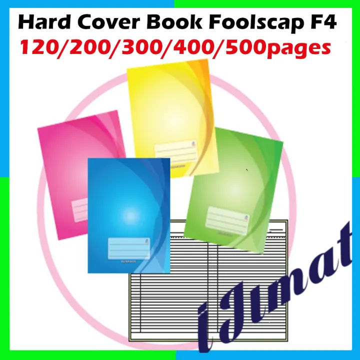 Hard Cover Book Notebook Long F4 / Short F5, 120pages / 200pages ...