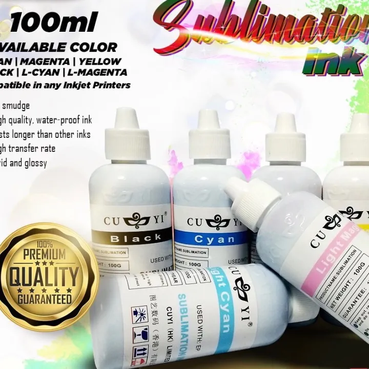 Quaff brand sublimation ink 100ml 4colors set | Lazada PH