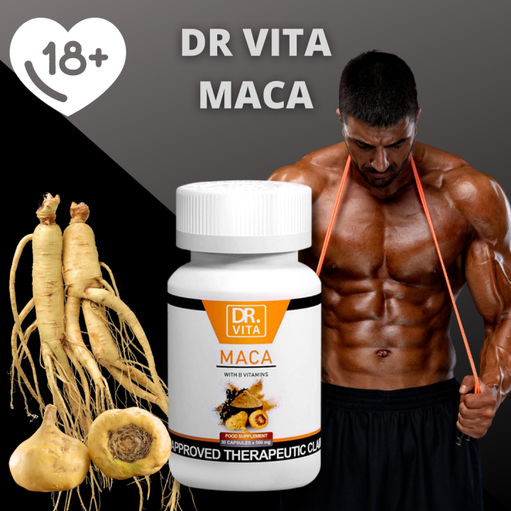 Dr. Vita Maca | Muscle Builder Supplement (30 Capsules) | Lazada PH