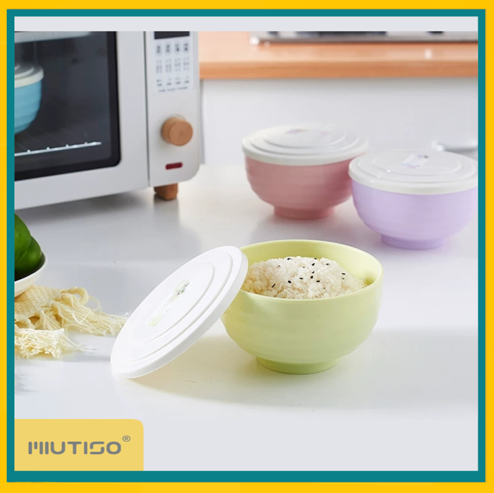 Miutiso Microwave Food Bowl Container with Lid Microwavable Container ...