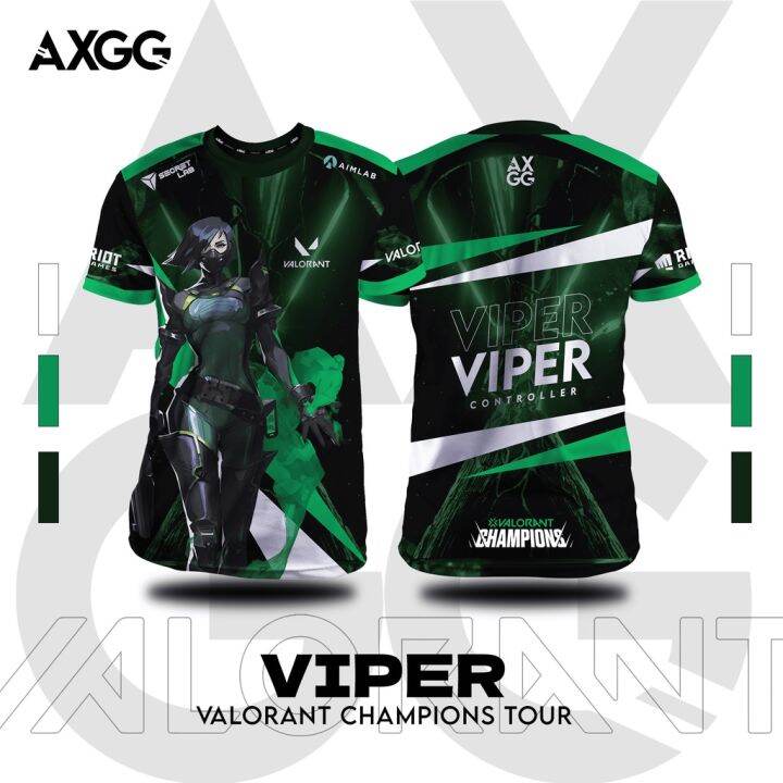 2022 AXGG ' Valorant VCT - Viper ' Gaming Shirt | Lazada PH