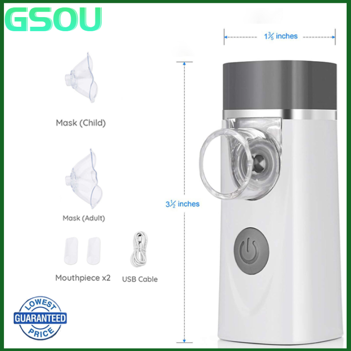 Rechargeable Portable Handheld Mesh Nebulizer | Lazada PH
