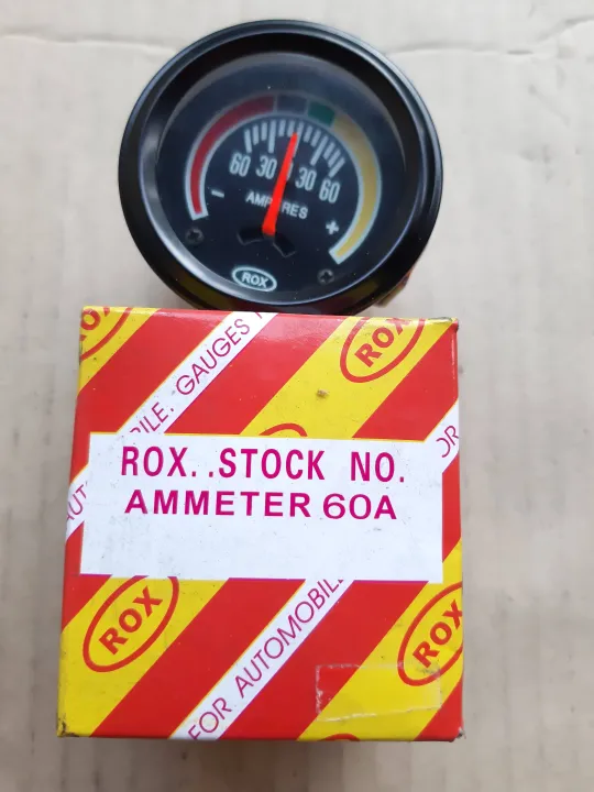 Rox Ampere Gauge 60A UNIVERSAL | Lazada PH