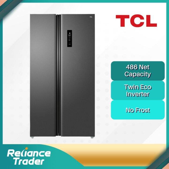 TCL Side-by-side 2-Door Refrigerator TRF-520WEXPA+ | Lazada