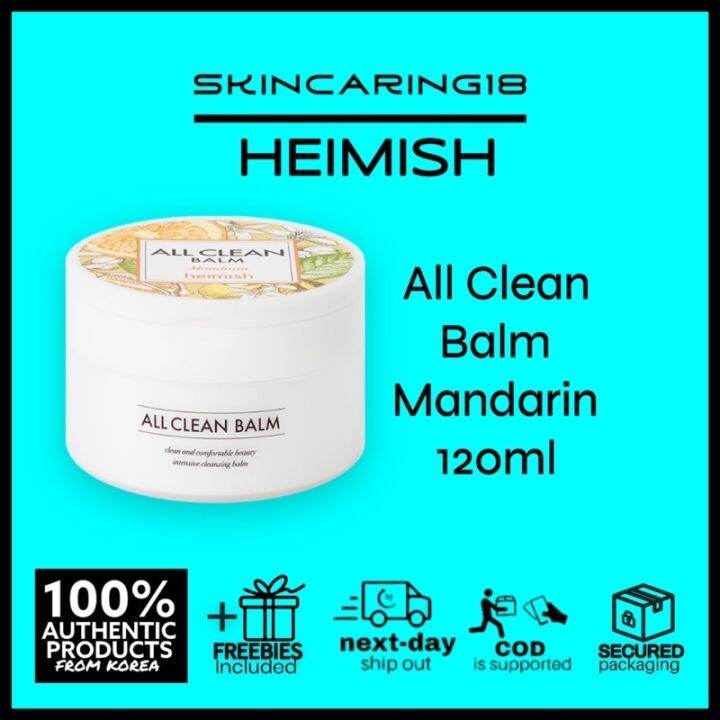 HEIMISH All Clean Balm Mandarin 120ml by SkinCaring18 | Lazada PH