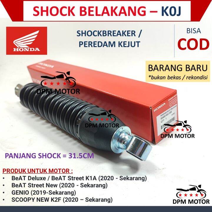 SHOCKBREAKER BELAKANG GENIO BEAT NEW DELUXE LED BEAT STREET NEW SCOOPY ESP SHOCK BREAKER KOJ K0J ...