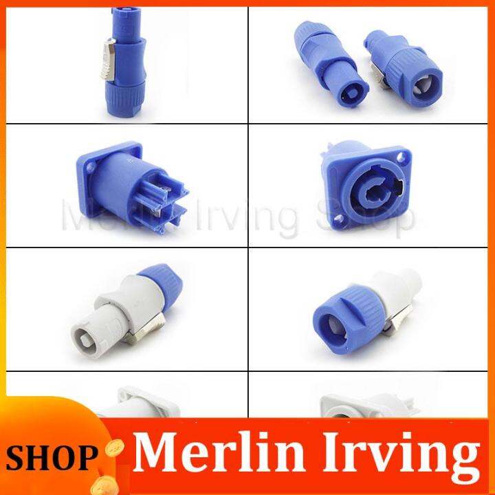 Merlin Irving Shop 3pin Powercon Xlr Connector Lockable Cable male ...