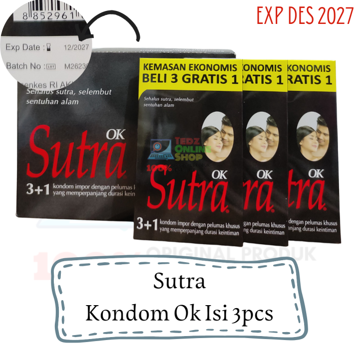 Kondom Sutra OK Isi 3 | Lazada Indonesia