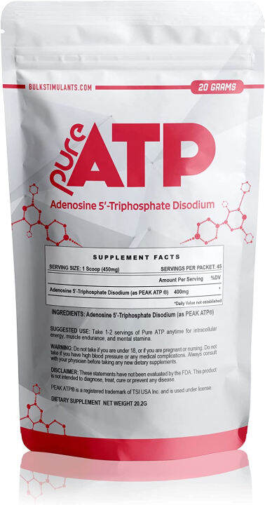 BulkStimulants.com BulkStimulants Pure ATP Adenosine Triphosphate ...