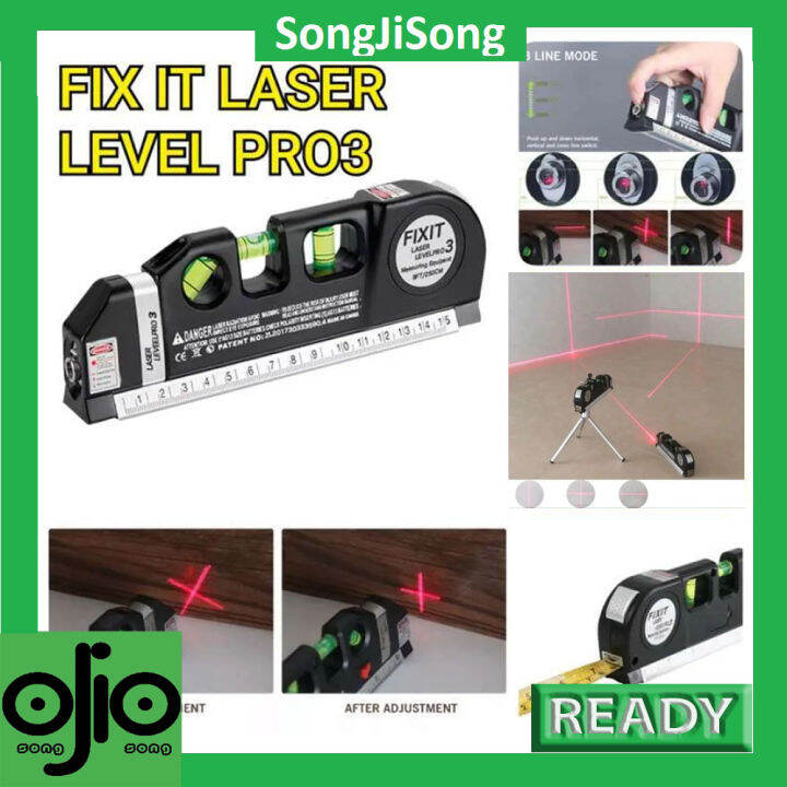 Ojio Meteran Laser Waterpass Digital - Meteran Water Pas Laser Level ...