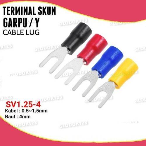 Kabel Skun Y Fork Isolasi 1.25-4 Cable Lug Terminal Sekun | Lazada Indonesia