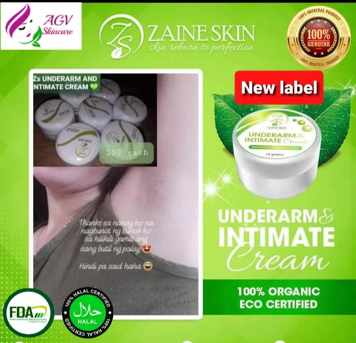 ZAINE PREMIUM SKIN BRIGHTENING CREAM FOR UNDERARM, INTIMATE, KNEES AND ELBOWS/ deo mists/88 ...