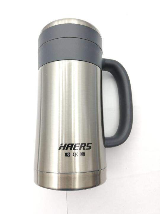 Haers 45ml Vacuum Flask Thermos Vacuum Mug Silver Color | Lazada