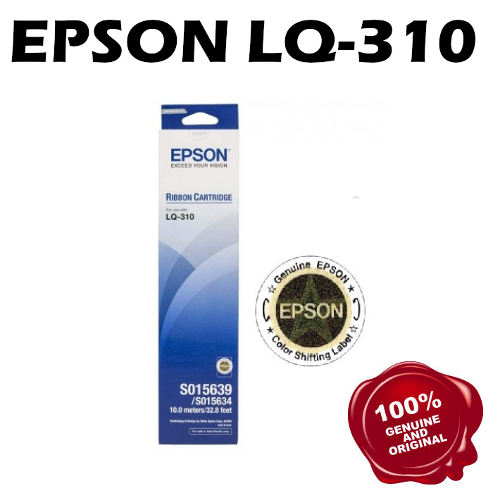 Epson ORIGINAL LQ-310 LQ310 LQ 310 Ribbon Cartridge S015639 S015634 ...