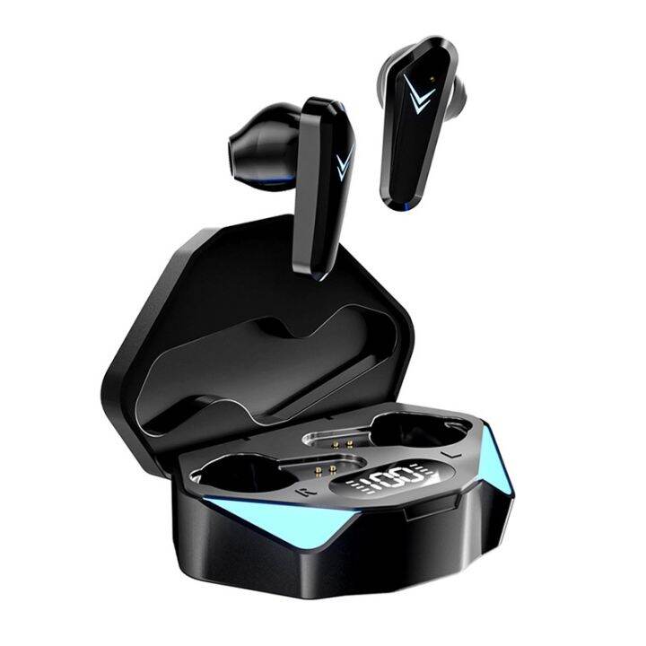 【Hanlin digital】 Gaming Earphone Wireless Bluetooth Earbuds 5.0 ANC ...