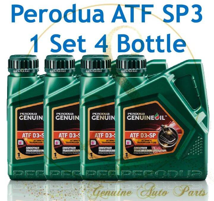 (100% ORIGINAL) New Packaging GREEN BOTTLE Perodua ATF SP3 Auto D3-SP ...