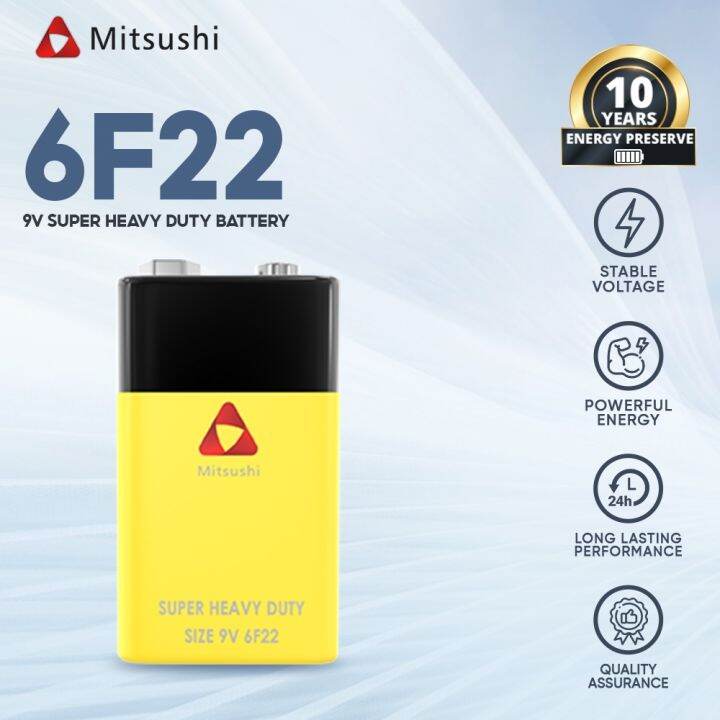 6F22 9V Heavy Duty Battery | Lazada PH