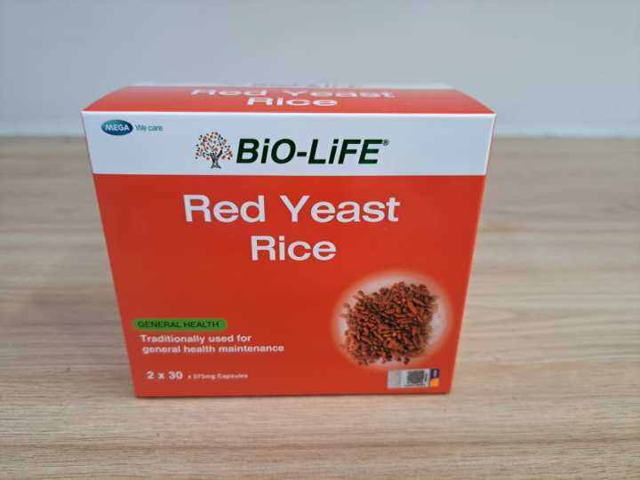 BIO-LIFE RED YEAST RICE (VALUE PACK) 2 BOTTLES x 30 CAPSULES | Lazada