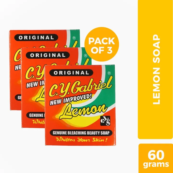 CY Gabriel Lemon Soap 60g pack of 3 | Lazada PH