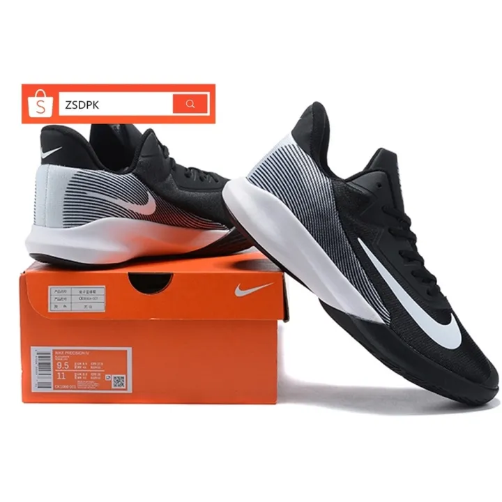 100% Original Nike Precision IV Black basketball shoes for Men | Lazada PH