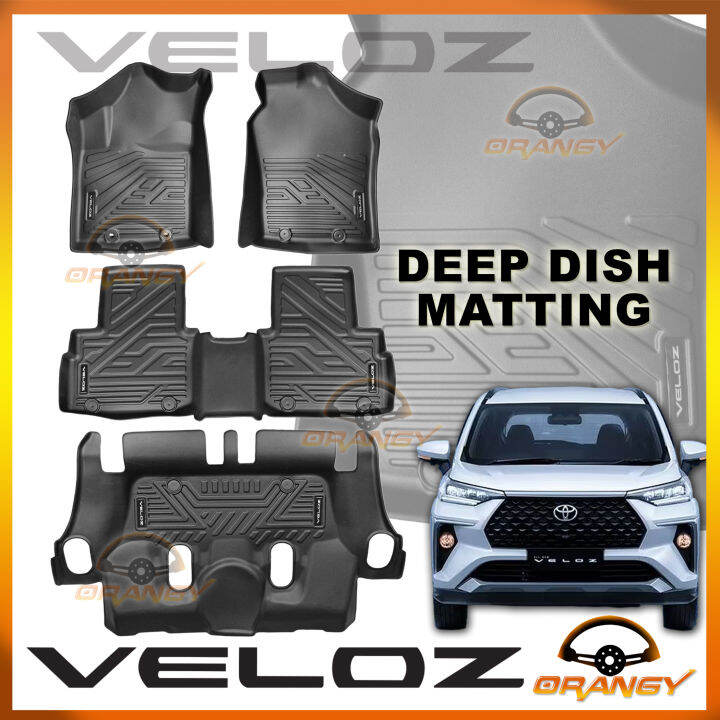 Toyota Veloz 2022 to 2023 OEM TPE / EXCELLENT Deep Dish Matting 2 ...