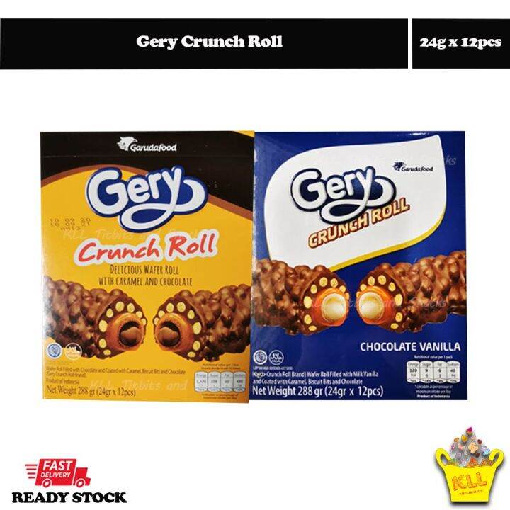 Gery Crunch Roll 24g x 12pcs (Offer) | Lazada