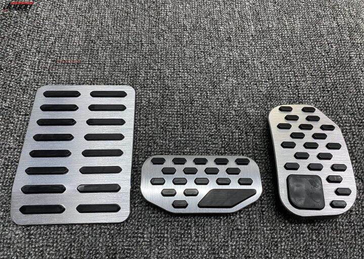 Stainless Steel Car Pedals Accelerator Gas Brake Pedal Protective Cover ...