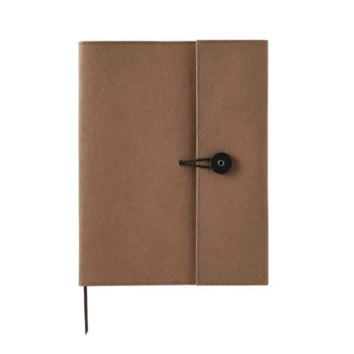 KING JIM Kraft Notebook Cover A5 Brown (KJ1991KFbr) / ปกสมุด ขนาด A5 ...