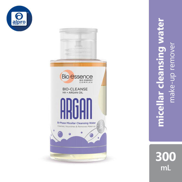 Bio-essence Bio-Cleanse Hyaluronic Plus Argan Bi-Phase Micellar Water ...