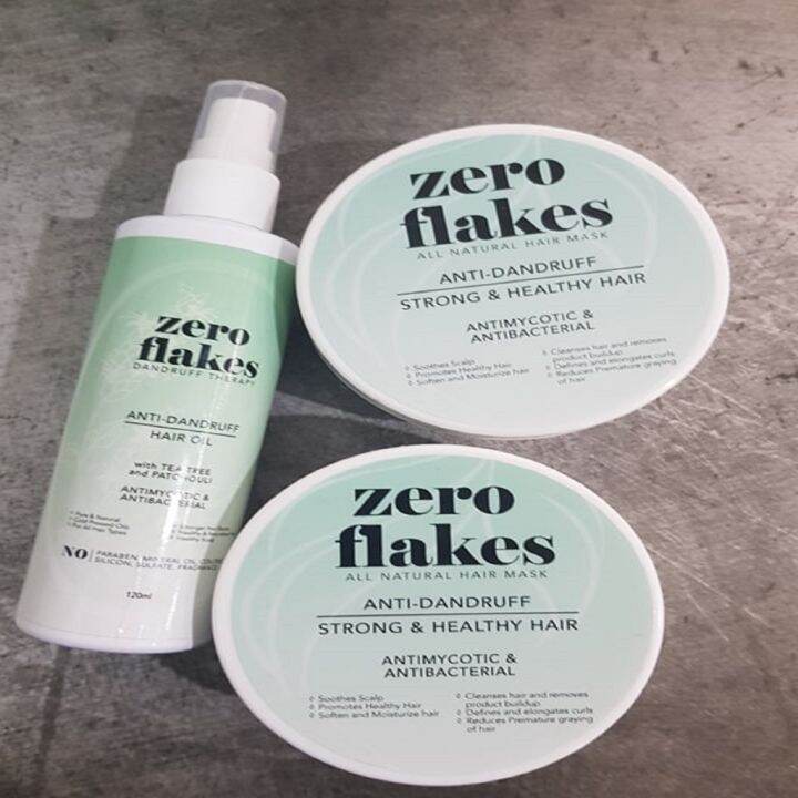 ☄ ZERO FLAKES HAIR MASK HAIR OIL DANDRUFF THERAPY | Lazada PH