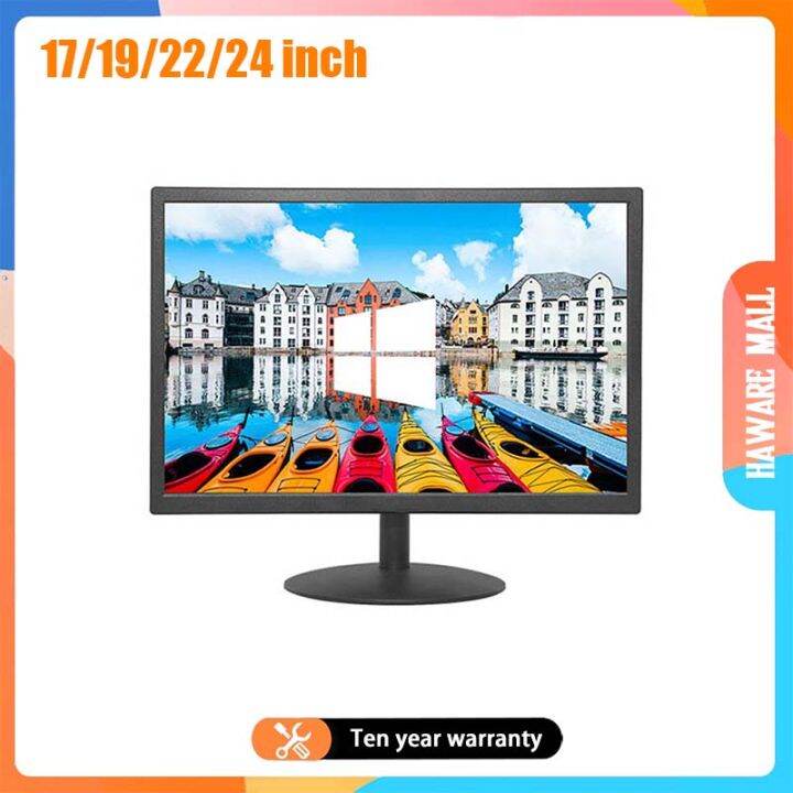 24" Inch PC Monitor 1080 75Hz IPS Gammer LED FHD Plat Panel Desktop ...