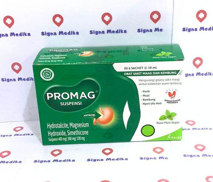 Promag Cair 10 ml box Isi 6 sachet - Obat Sakit Maag Dan Asam Lambung ...