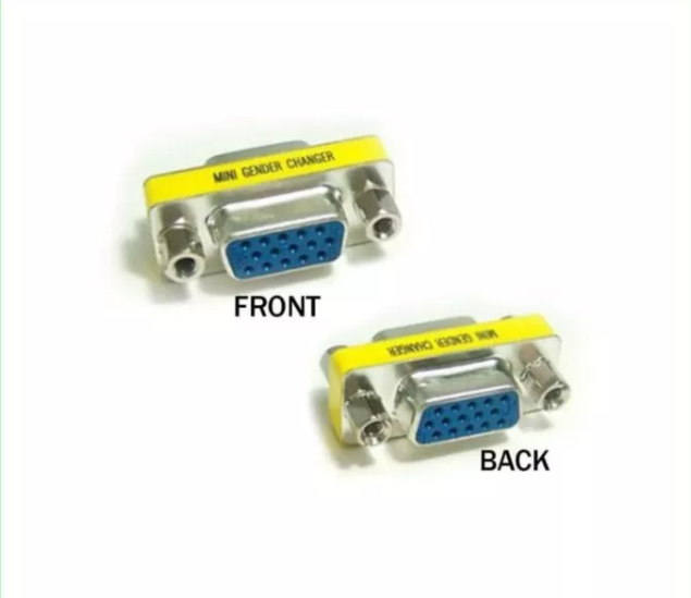 GENDER VGA FEMALE FEMALE 15 PIN / KONEKTOR VGA FEMALE FEMALE | Lazada ...