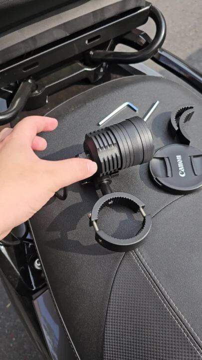 Motorcycle Headlight cket Adjustable Extension Lever Clamp Motorcycle ...